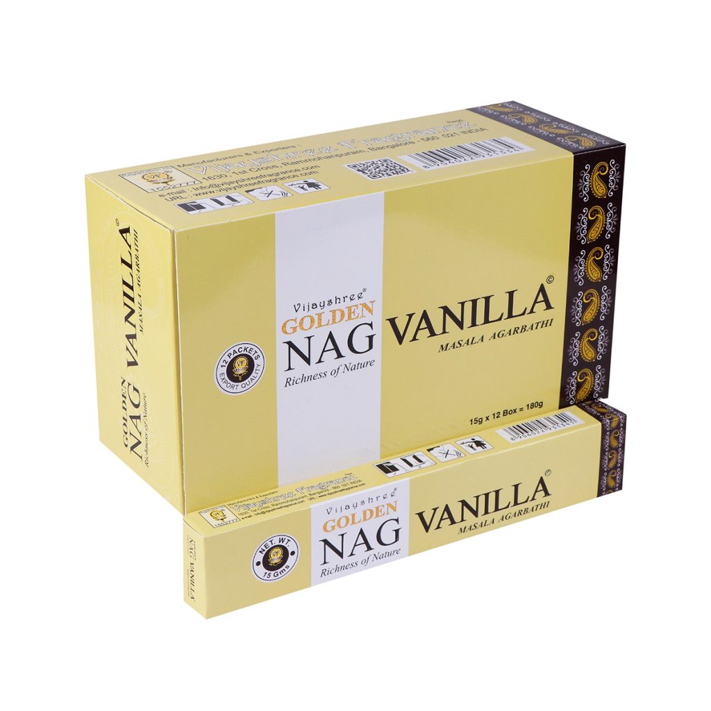 Vijayshree Golden Vanilla - 15gms x 12 pkts - The Indian Connection