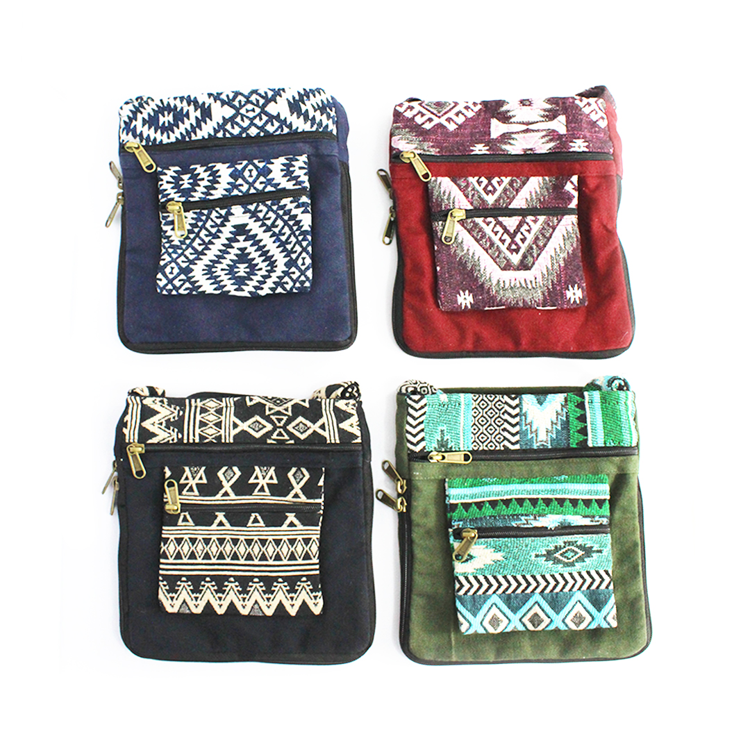 xos - Aztek Shoulder Bag (Mixed Designs) - The Indian Connection