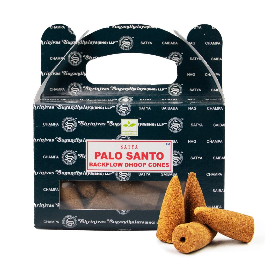 Satya Palo Santo Back Flow Cones - The Indian Connection
