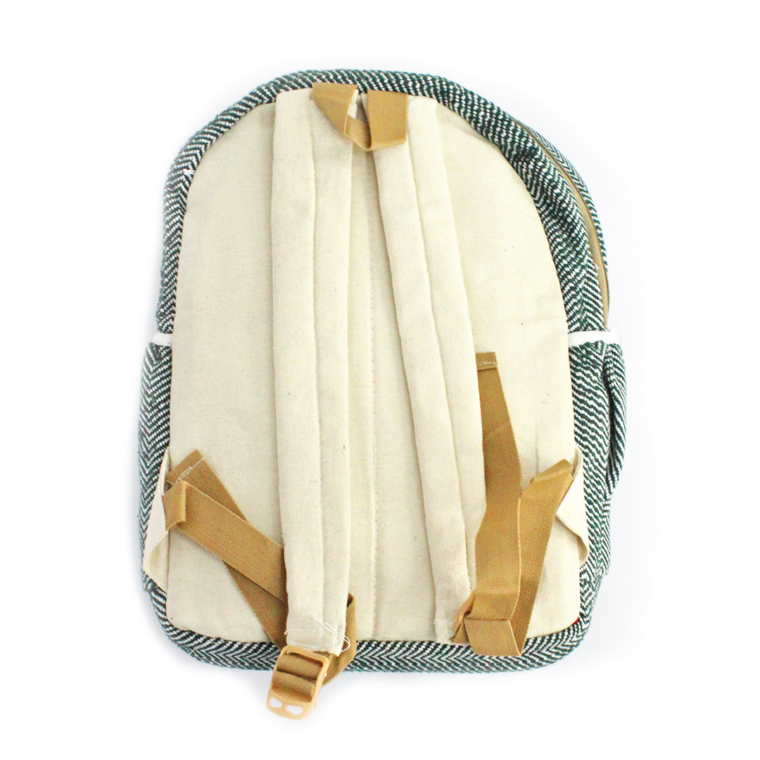 * Back In - Bags Natural Hemp Rucksack - The Indian Connection