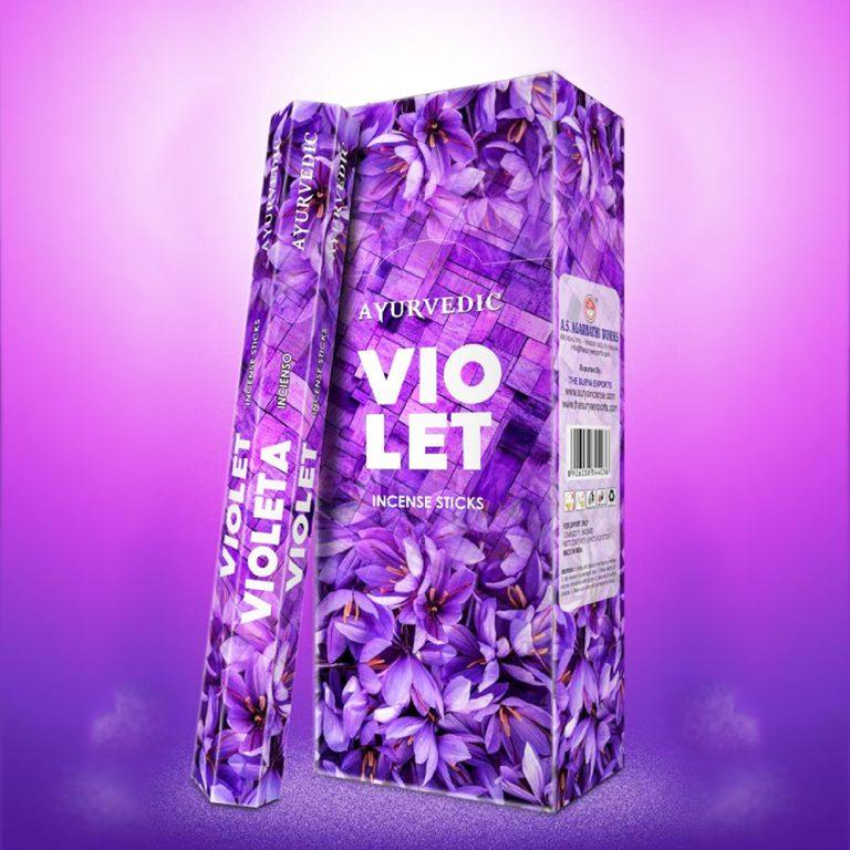 Pre Order Only - Ayurvedic Violet Incense - The Indian Connection