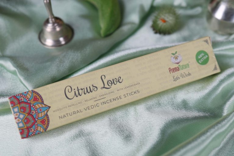 Citrus Love (incense sticks) - Lemongrass - The Indian Connection