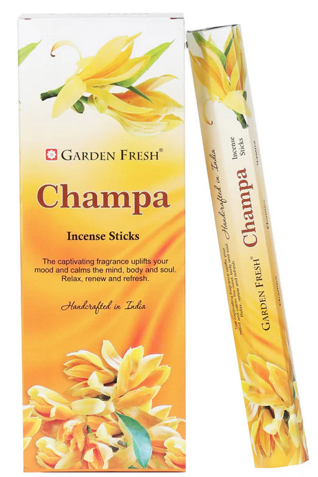 New – Garden Fresh Incense – Champa - The Indian Connection