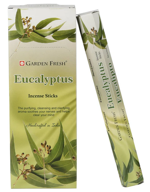 New – Garden Fresh Incense – Eucalyptus - The Indian Connection